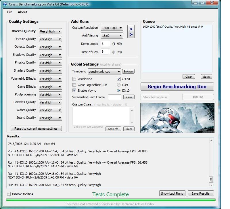 Underdog Crysis Benchmark! | Overclock.net