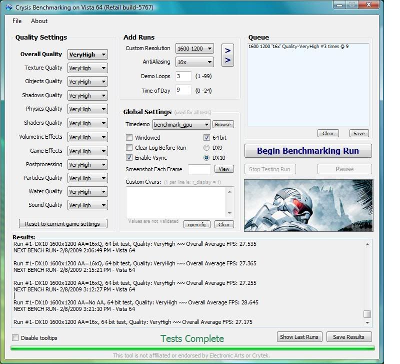 Underdog Crysis Benchmark! | Overclock.net