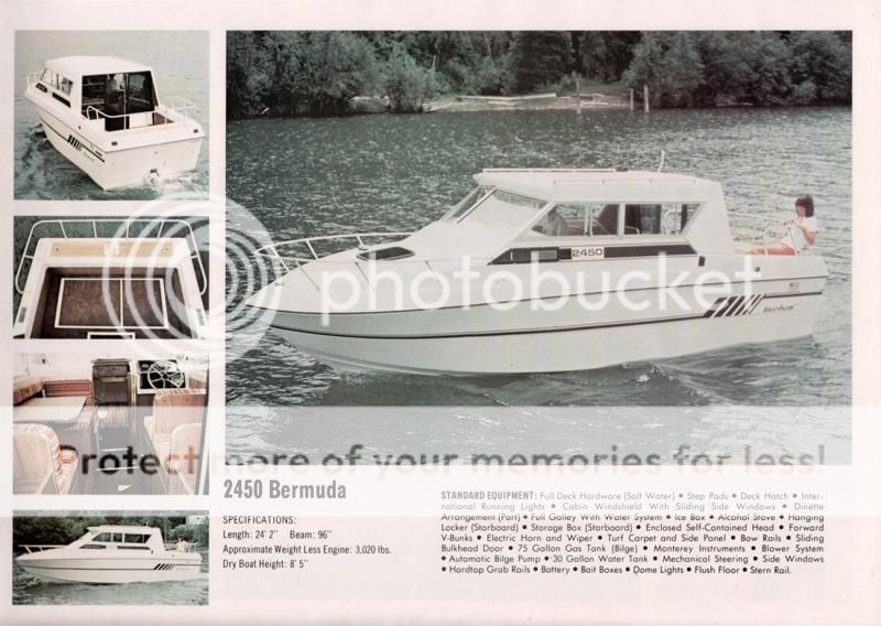 Fiberform motor cruiser range - 1977 catalogue | Boat Design Net