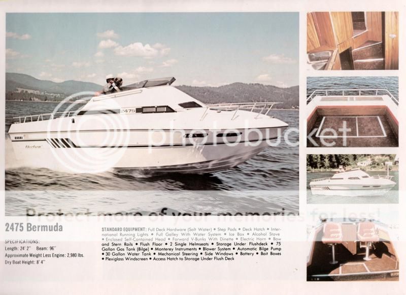 Fiberform motor cruiser range - 1977 catalogue | Boat Design Net