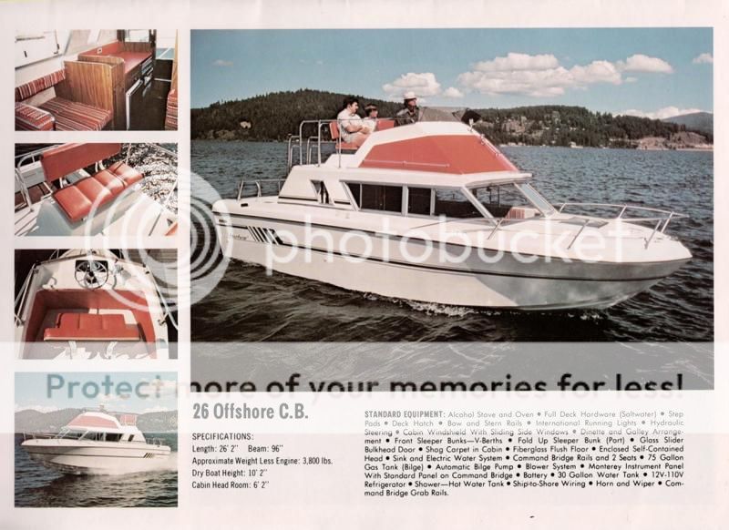 Fiberform motor cruiser range - 1977 catalogue | Boat Design Net