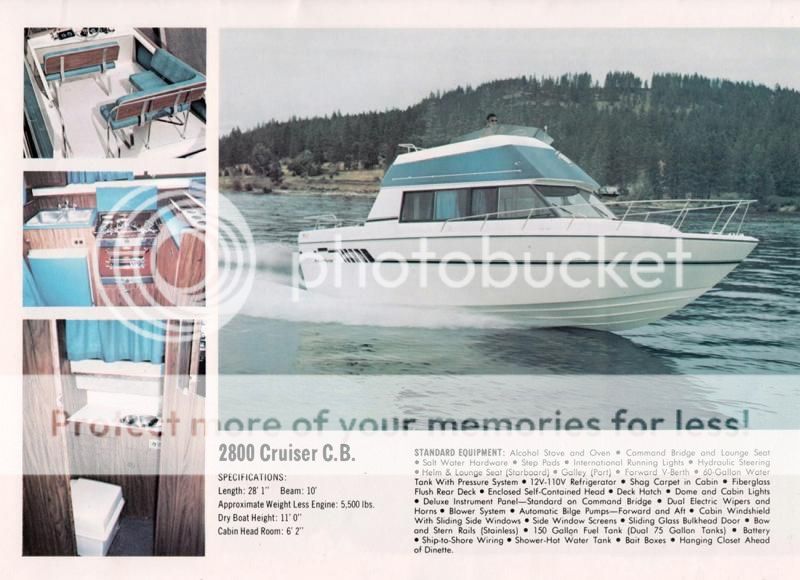 Fiberform motor cruiser range - 1977 catalogue | Boat Design Net