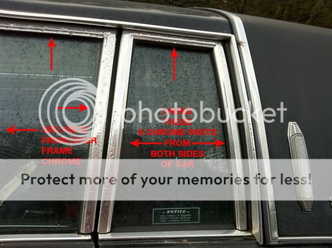 WTB 2 door box Caprice quarter window trim | LayItLow.com Lowrider Forums