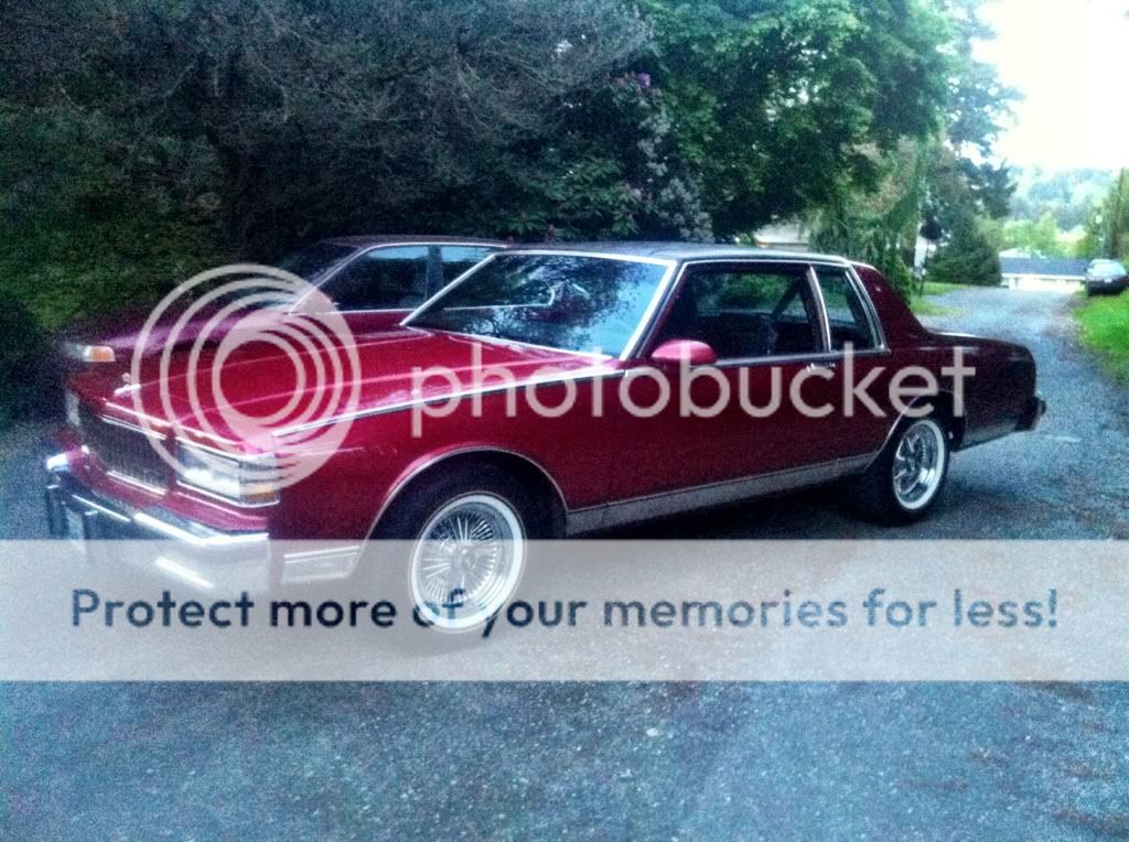 5 all chrome 15x7 standard Daytons w/ Landau chips, 235/70 Vogues ...