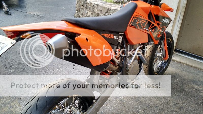 HOW TO: 2008+ KTM muffler on late RFS bikes | SuperMoto Junkie