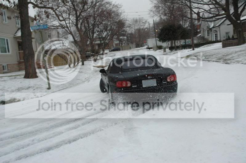 Snow, Finally......... - MX-5 Miata Forum