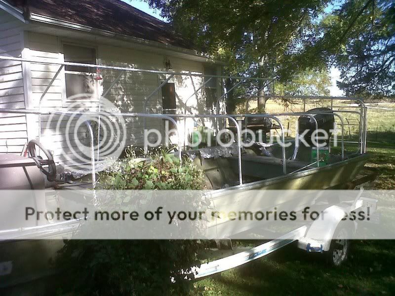 18' Jon boat with fixed blind (new pics) | Duck Hunting Forum