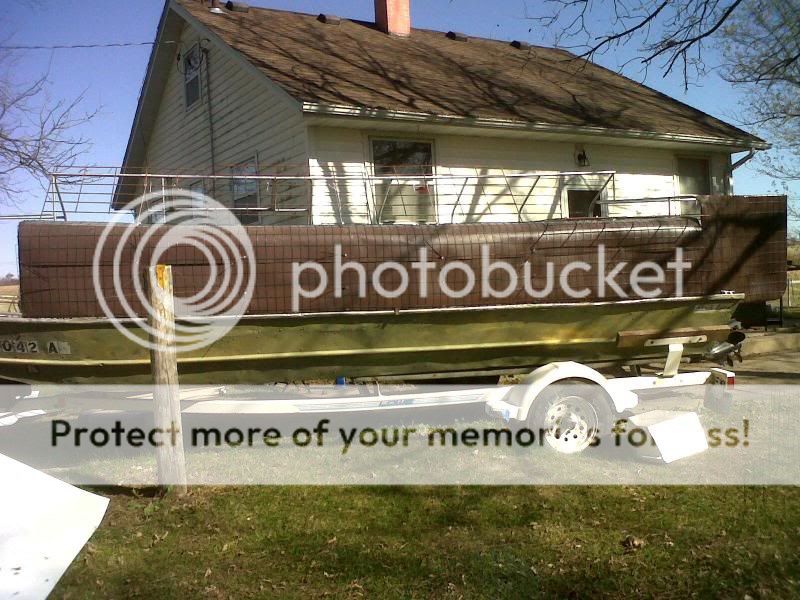 18' Jon boat with fixed blind (new pics) | Duck Hunting Forum