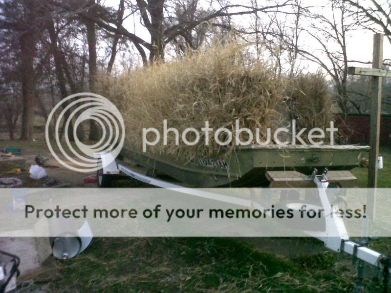 18' Jon boat with fixed blind (new pics) | Duck Hunting Forum